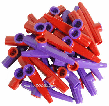 Red Hat Kazoos(Bag of 25) – Kazoobie Kazoos