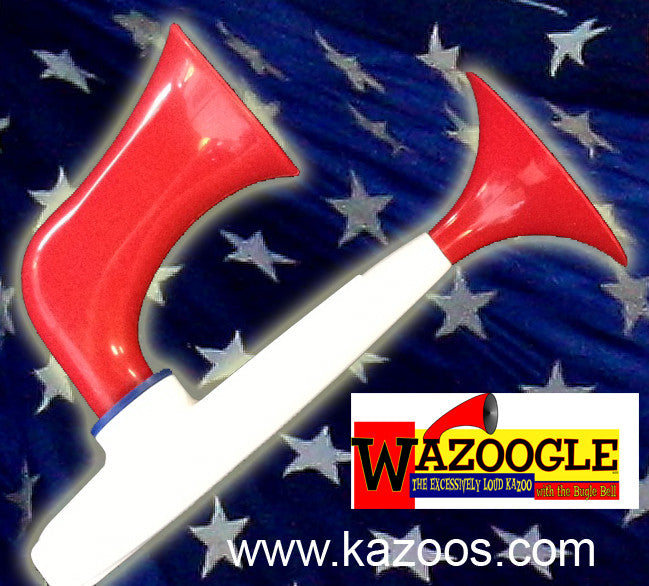 Red White and Blue Kazoos – Kazoobie Kazoos